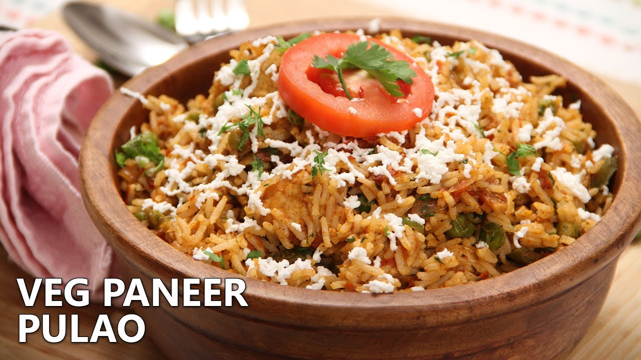 Easy veg paneer pulao recipe