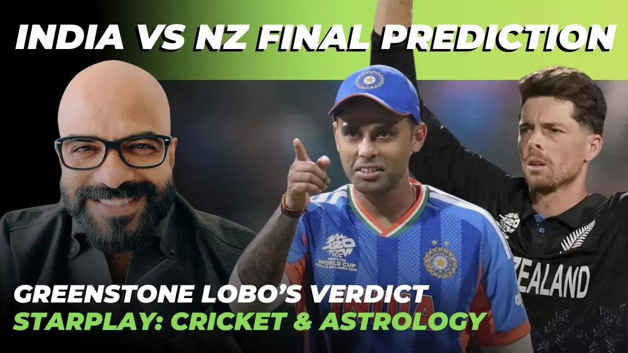 T20 World Cup final: Greenstone Lobo predicts India vs New Zealand ...