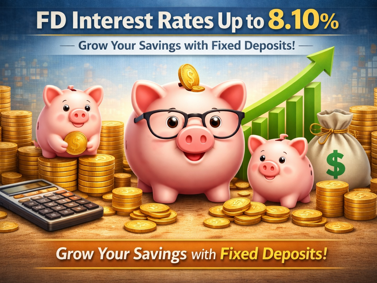FD interest rates up to 8.10%: These 4 lenders have revised their fixed ...