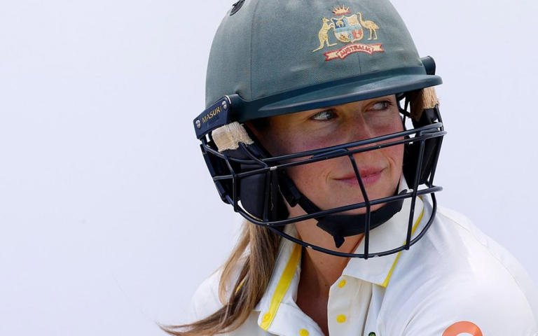 Pink-ball test: Sutherland unbeaten on 93, Perry hits 76 as Australia ...