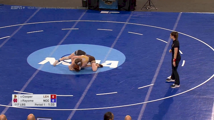 117 lb quarterfinal, Riley Rayome, North Central vs Abbi Cooper, Lehigh