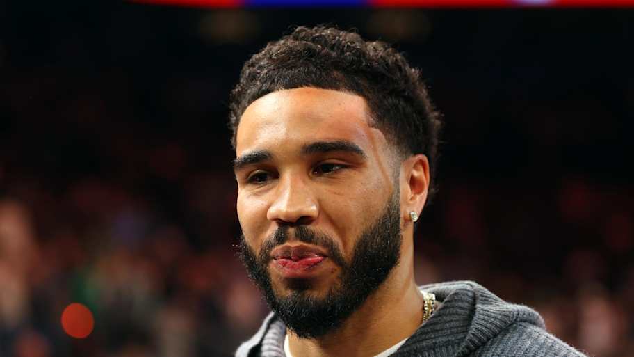 Jayson Tatum’s son Deuce shares sweet moment with dad before Celtics return
