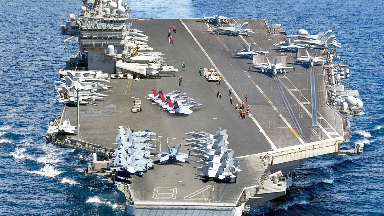 The daily life of 5,000 US Navy sailors living and working aboard an ...
