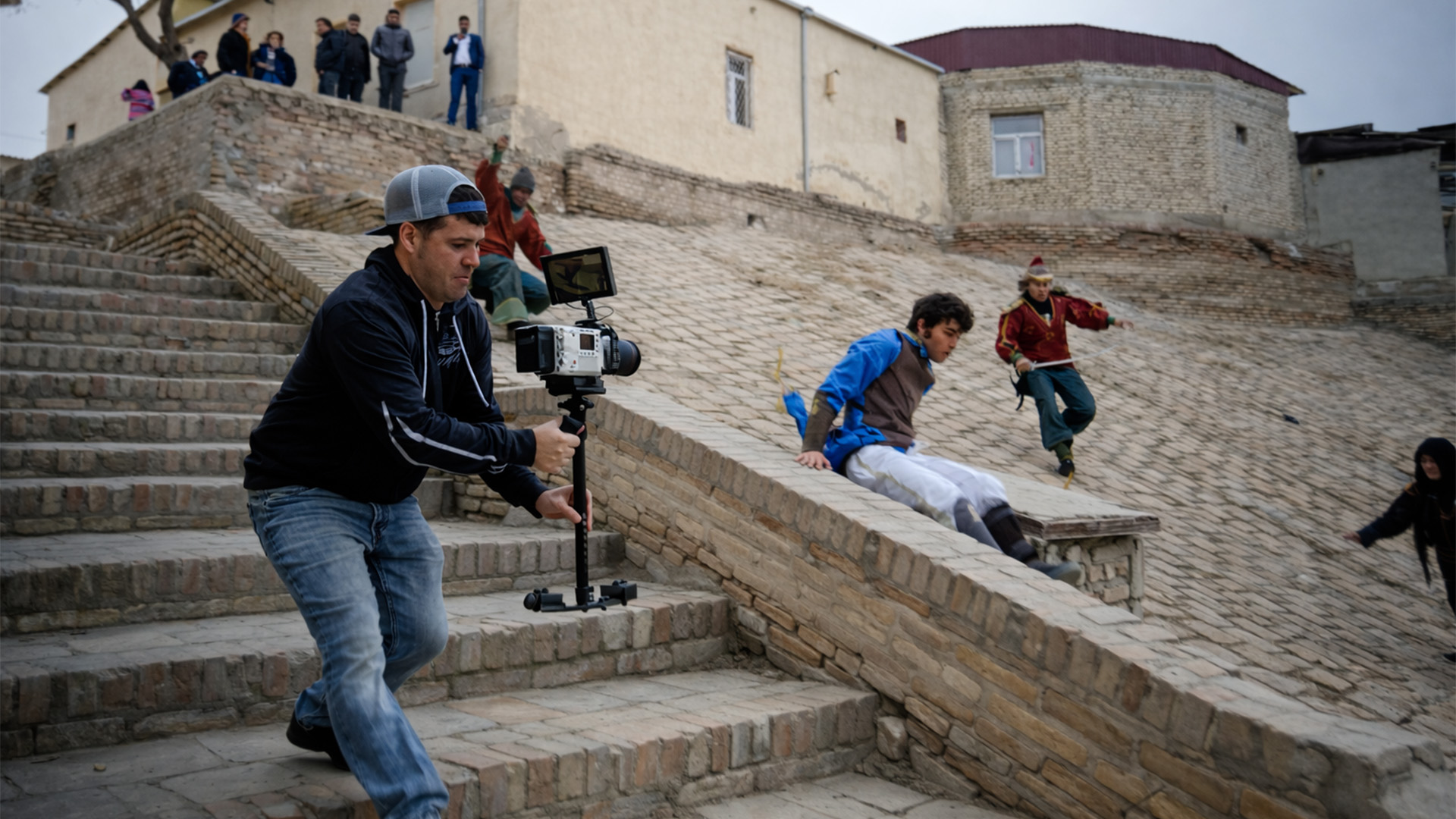 The making of a prince inspired parkour scene