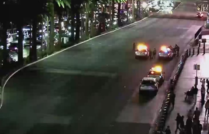 Police: Two pedestrians pinned underneath car on Las Vegas Strip, 1 ...