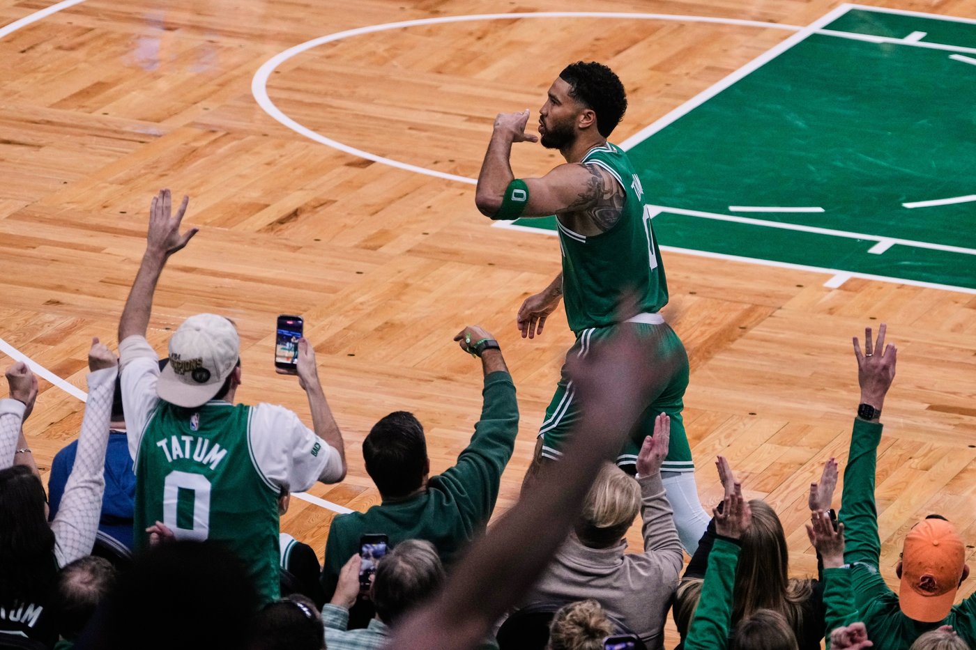 Jayson Tatum scores 15 points in return from Achilles surgery, Celtics ...