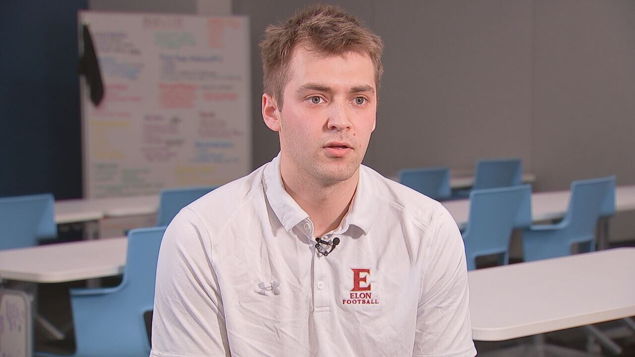 Elon football kicker becomes first student to donate bone marrow in ...
