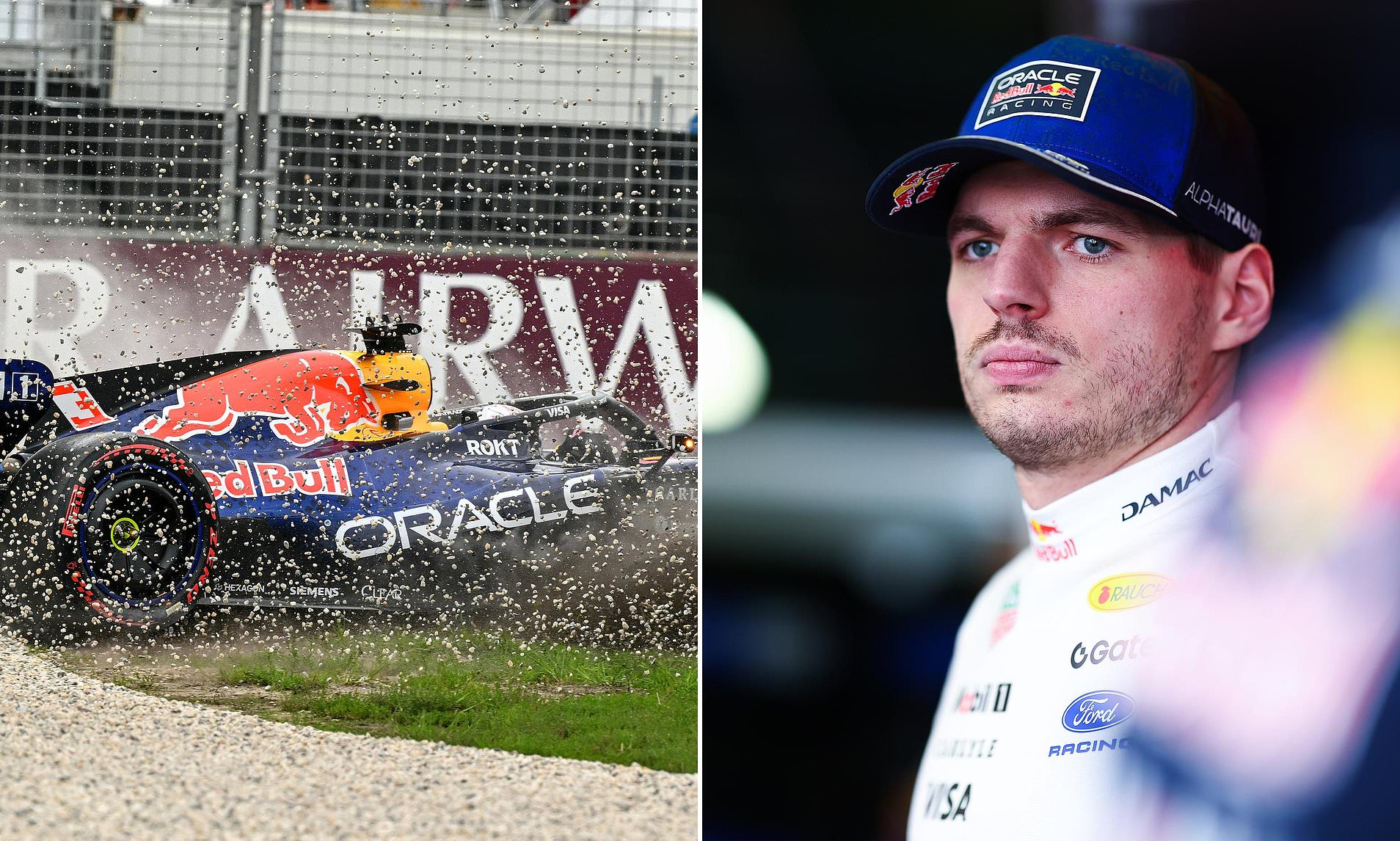 Max Verstappen crashes in Melbourne GP qualifying as Mercedes dominate