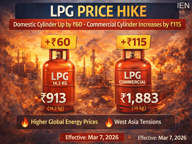 LPG price hike: Domestic cylinder cost up by ₹60, commercial cylinder ...