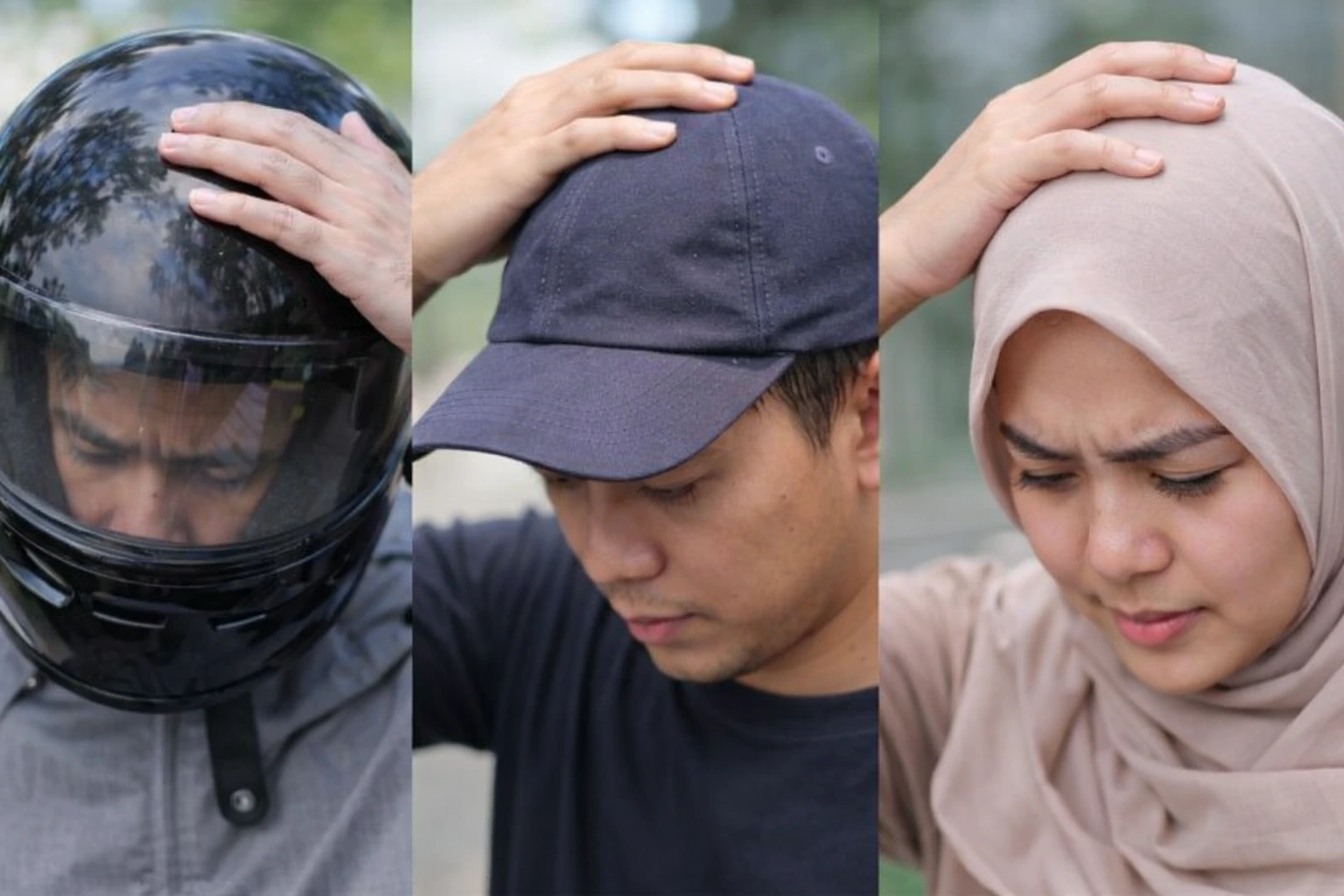 Sering pakai helm, topi, atau hijab? Pakar ungkap risiko kerontokan rambut