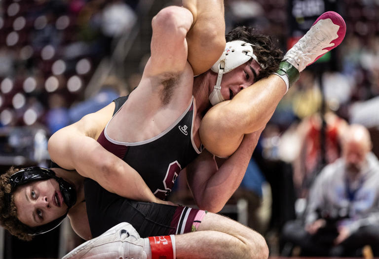 Watch: Day 2 highlights of PIAA boys 2A, 3A, girls wrestling championships