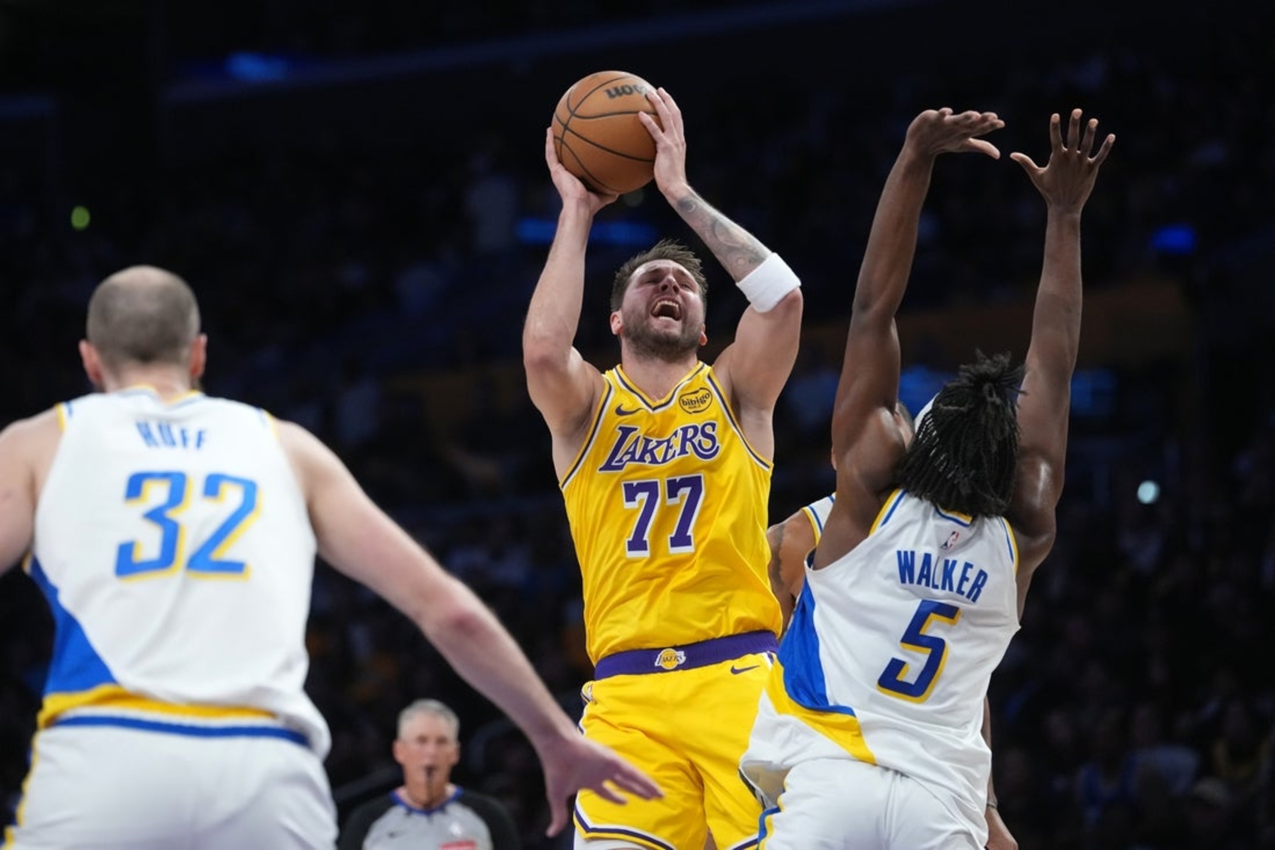 Luka Doncic joins elite club with 44 points in Lakers win