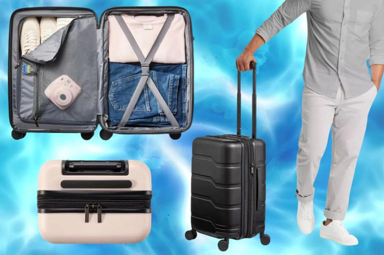 My affordable Target suitcase looks like a pricier internet-famous brand