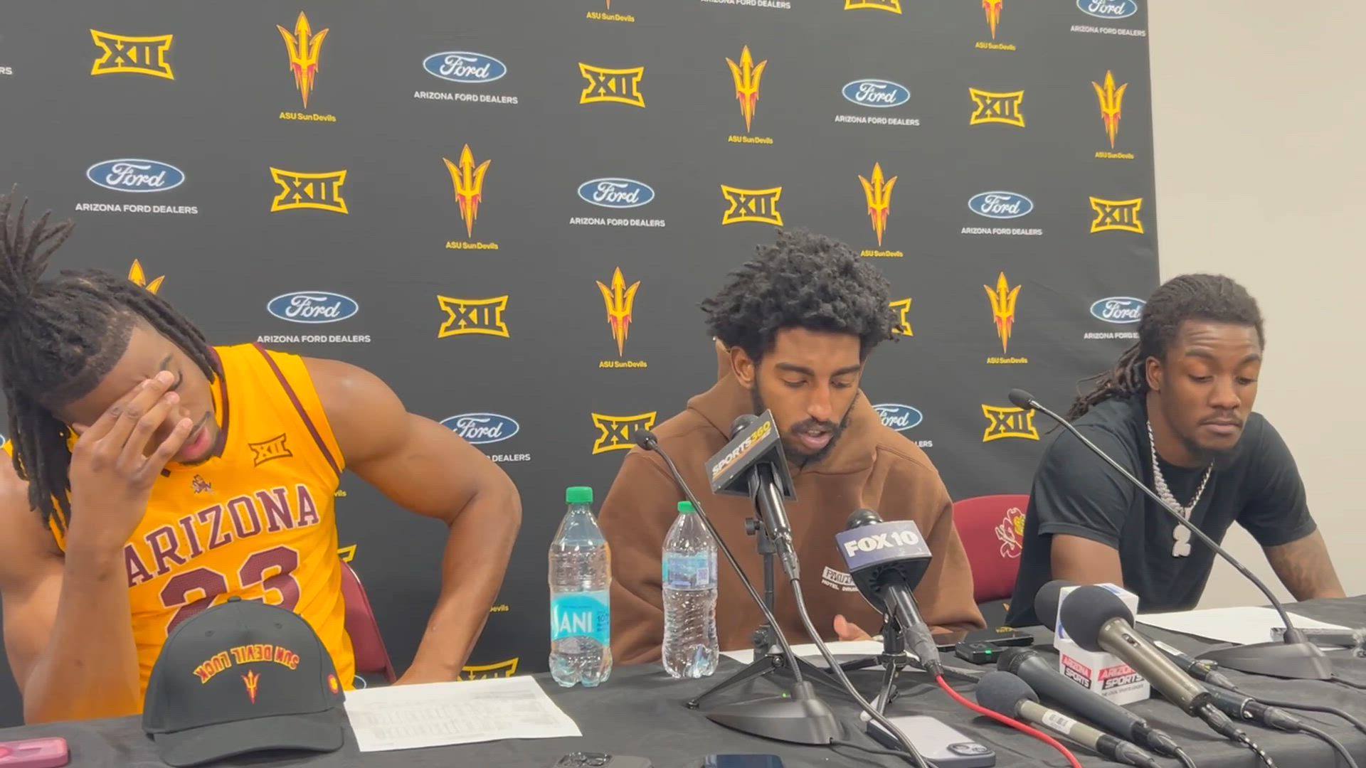 Arizona State Sun Devil seniors Moe Odum, Allen Mukeba, and Anthony ...