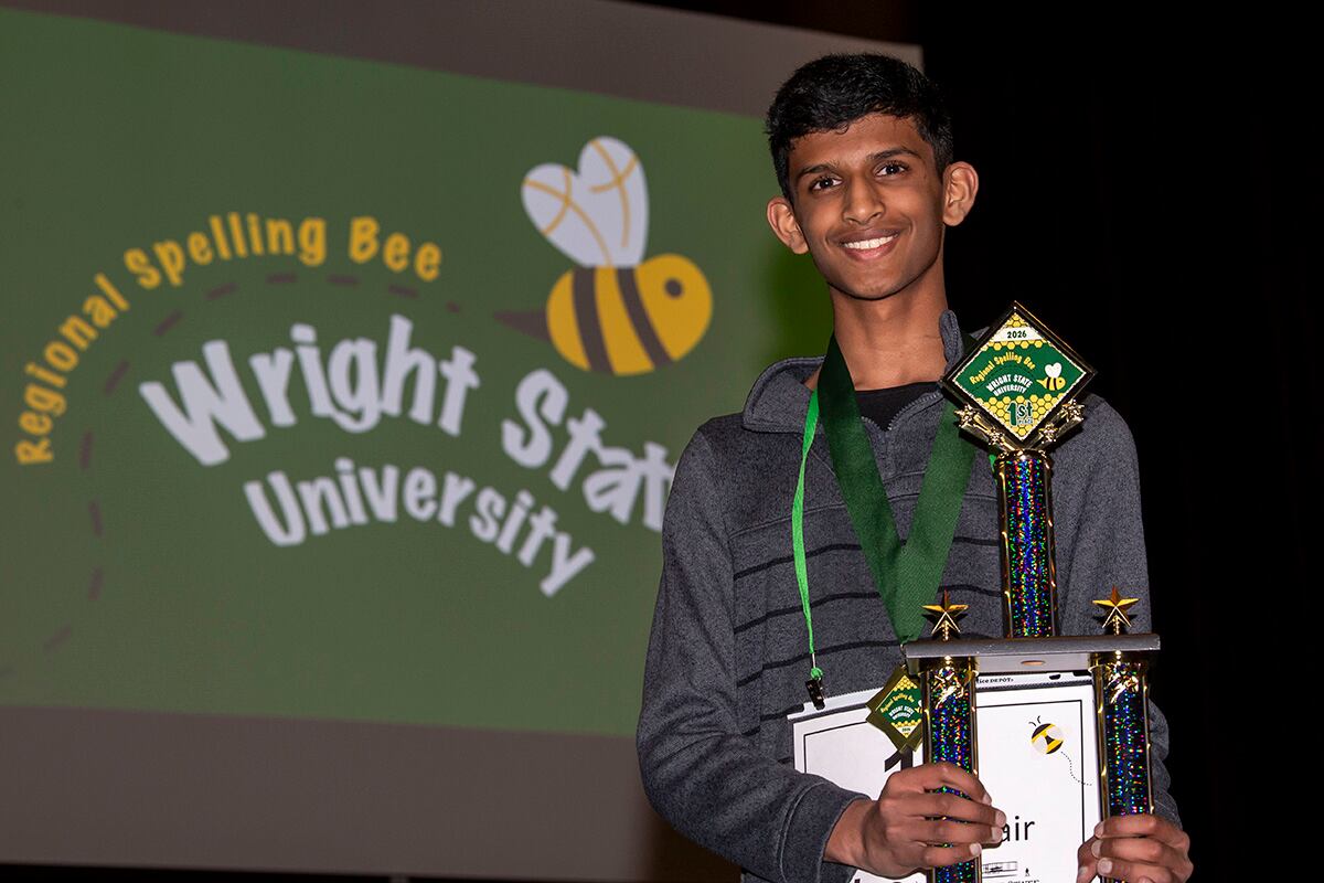 Local middle schooler wins spelling bee contest at Wright State University