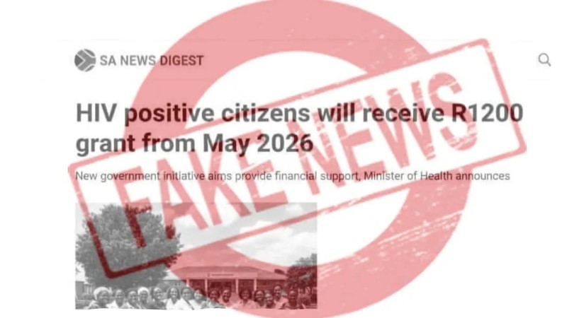 Health Department issues warning on fake R1,200 HIV grant circulating ...