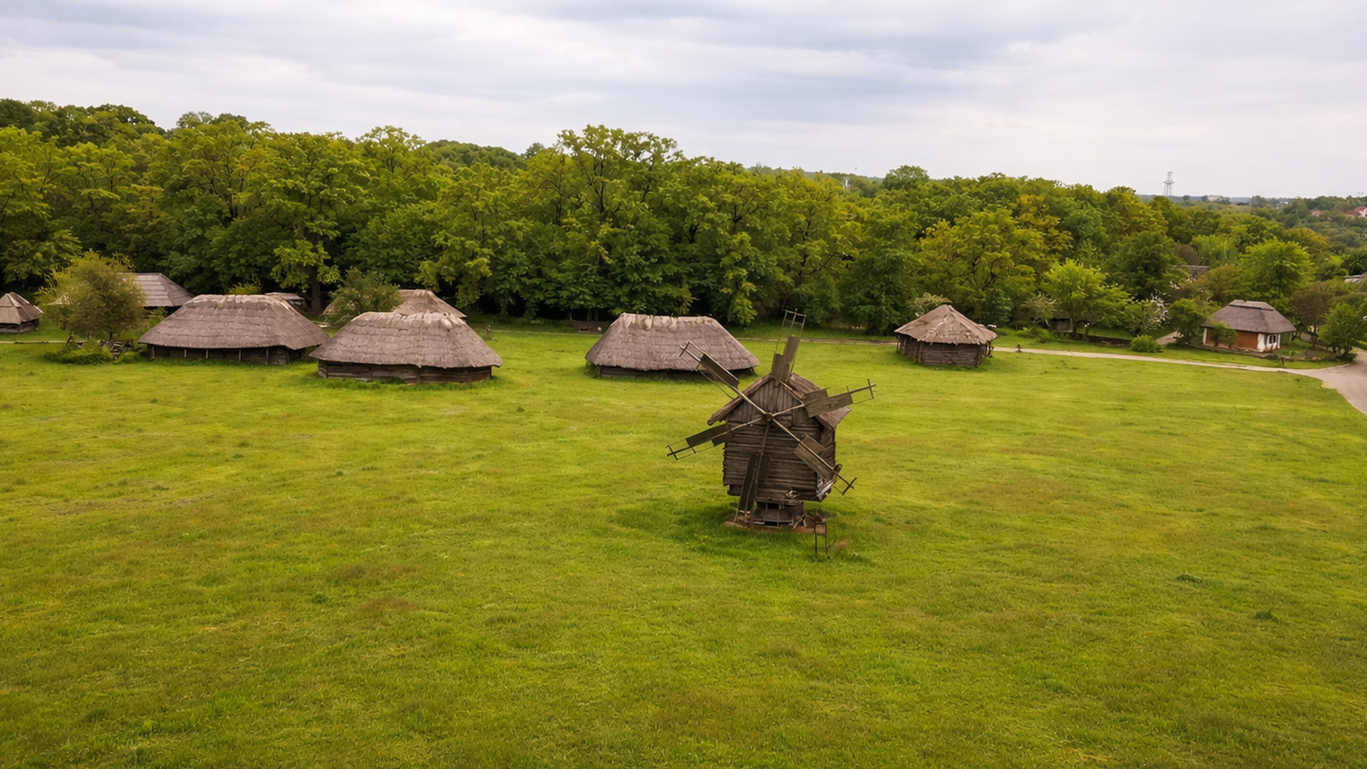 How did people live in villages like this?