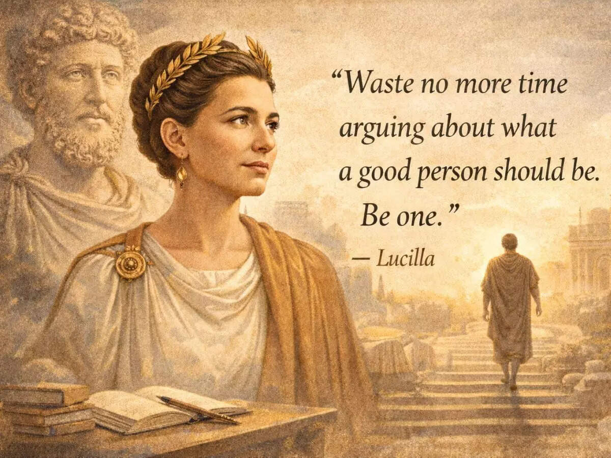 Quote of the day by Lucilla, daughter of Stoic emperor Marcus Aurelius ...