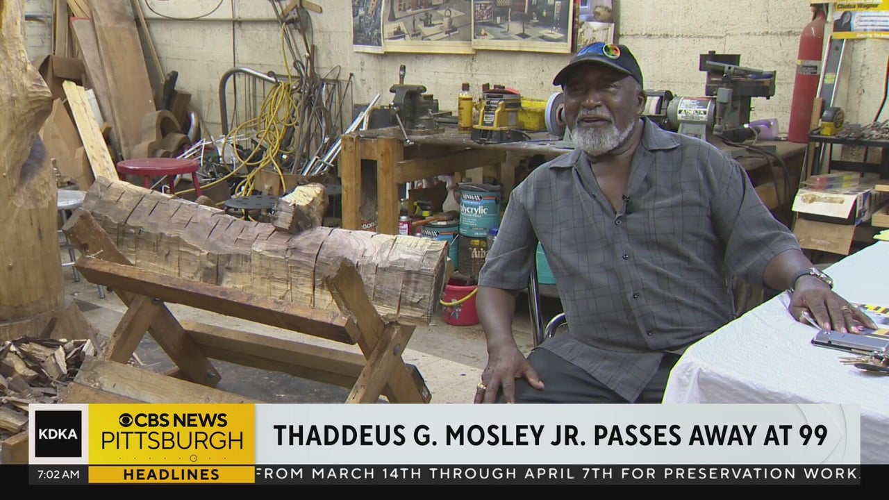 Pittsburgh native and internationally renowned sculptor Thaddeus Mosley ...