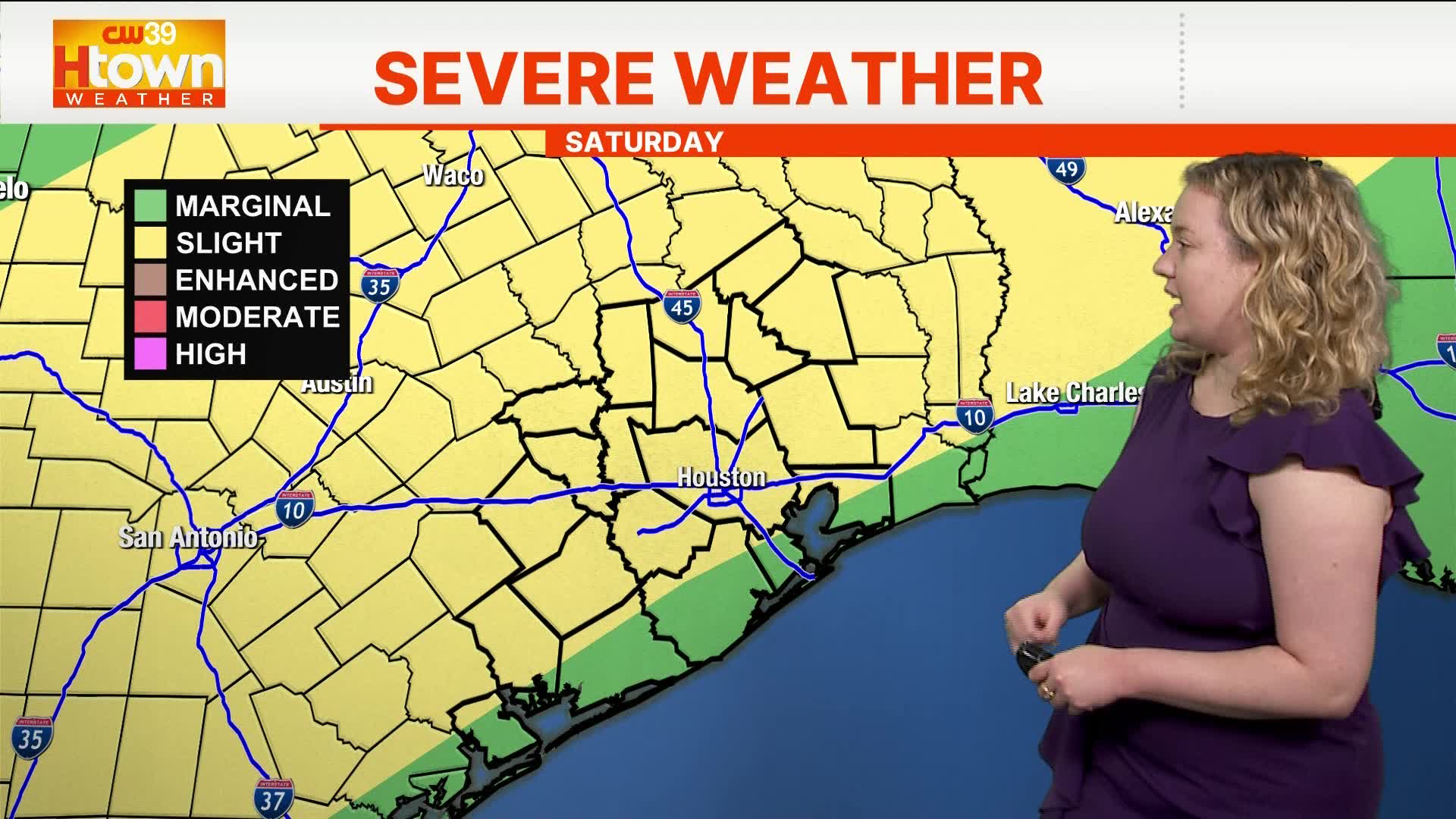 Severe weather: Stormy Saturday ahead for Houston
