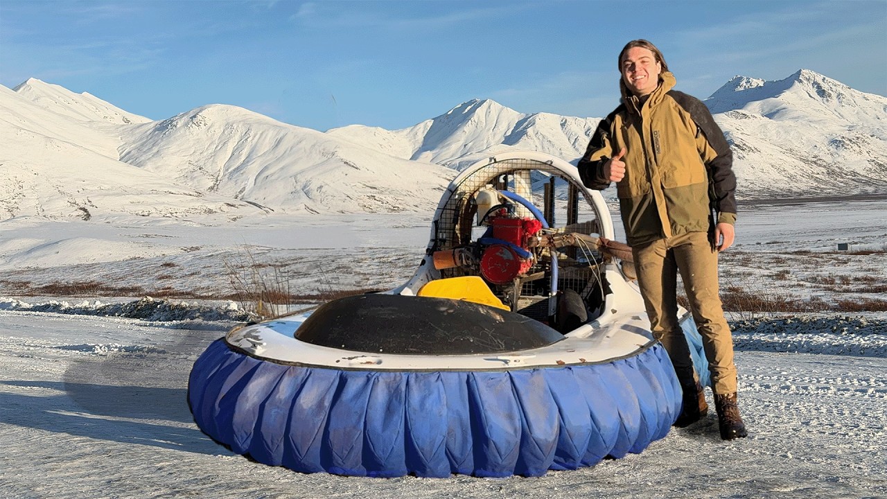 I explored the Arctic on a hovercraft!