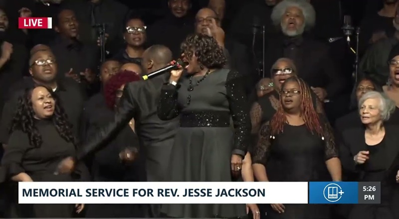 Jesse Jackson honored at Chicago funeral attended by three former ...