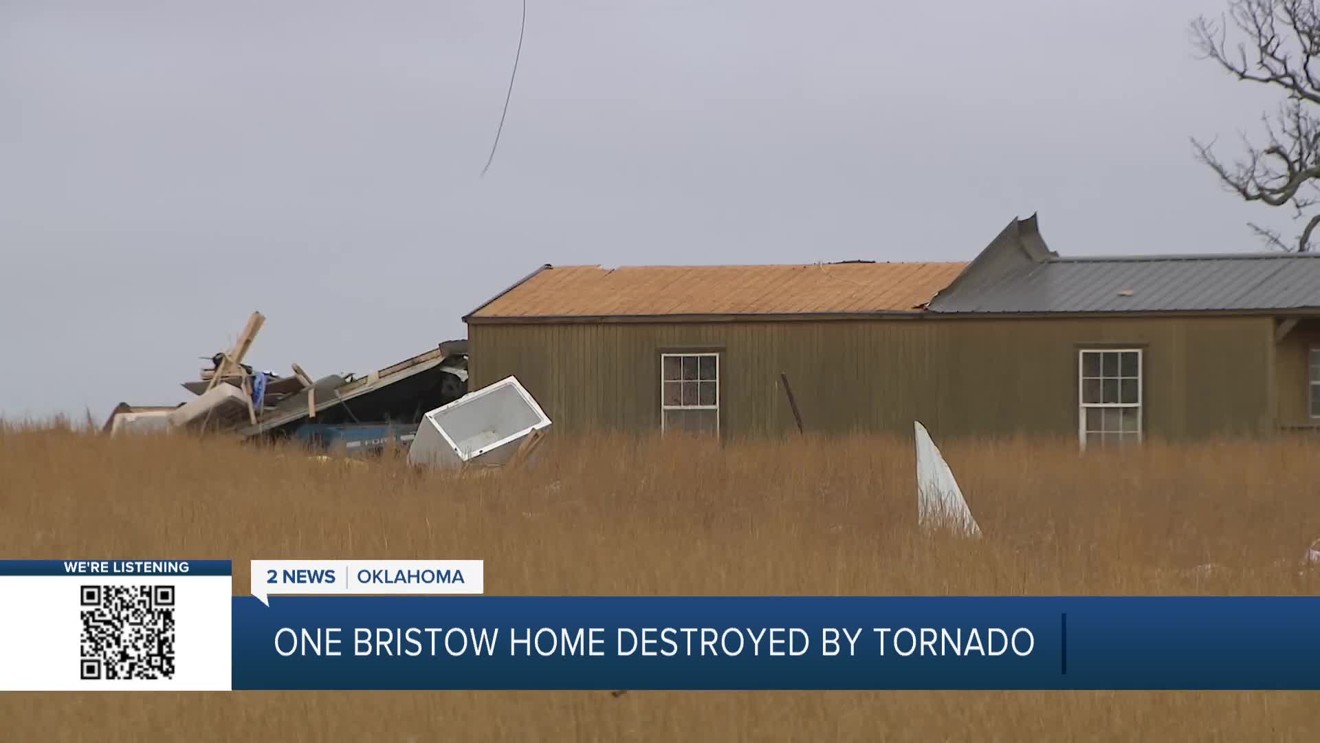 Neighbors in Bristow cleaning up