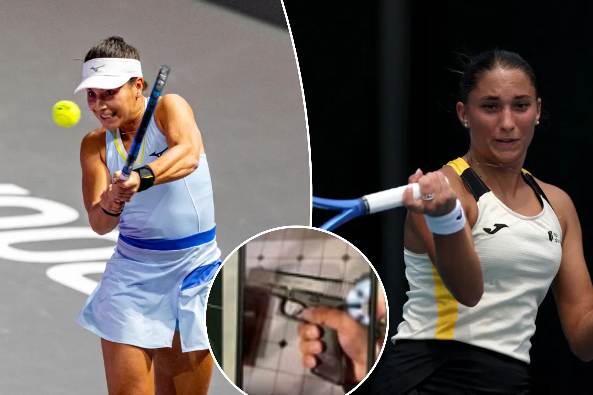 Creeps send female tennis pros photos of guns, threaten families if ...