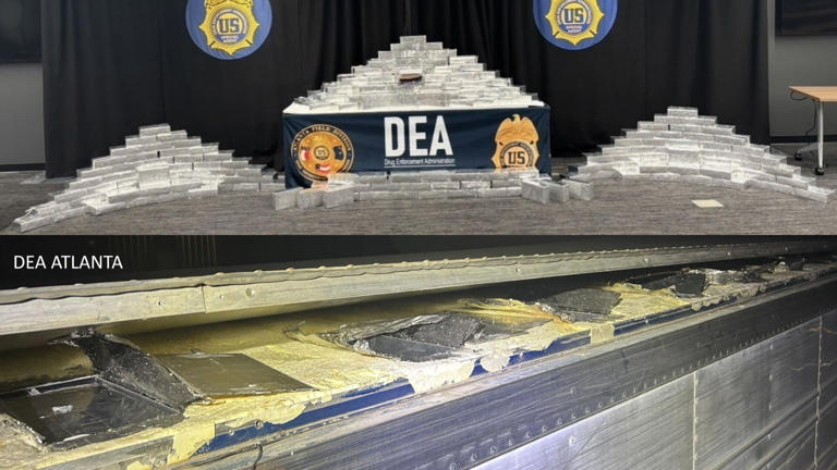 $25 million of meth pulled from tractor-trailer found in west Georgia