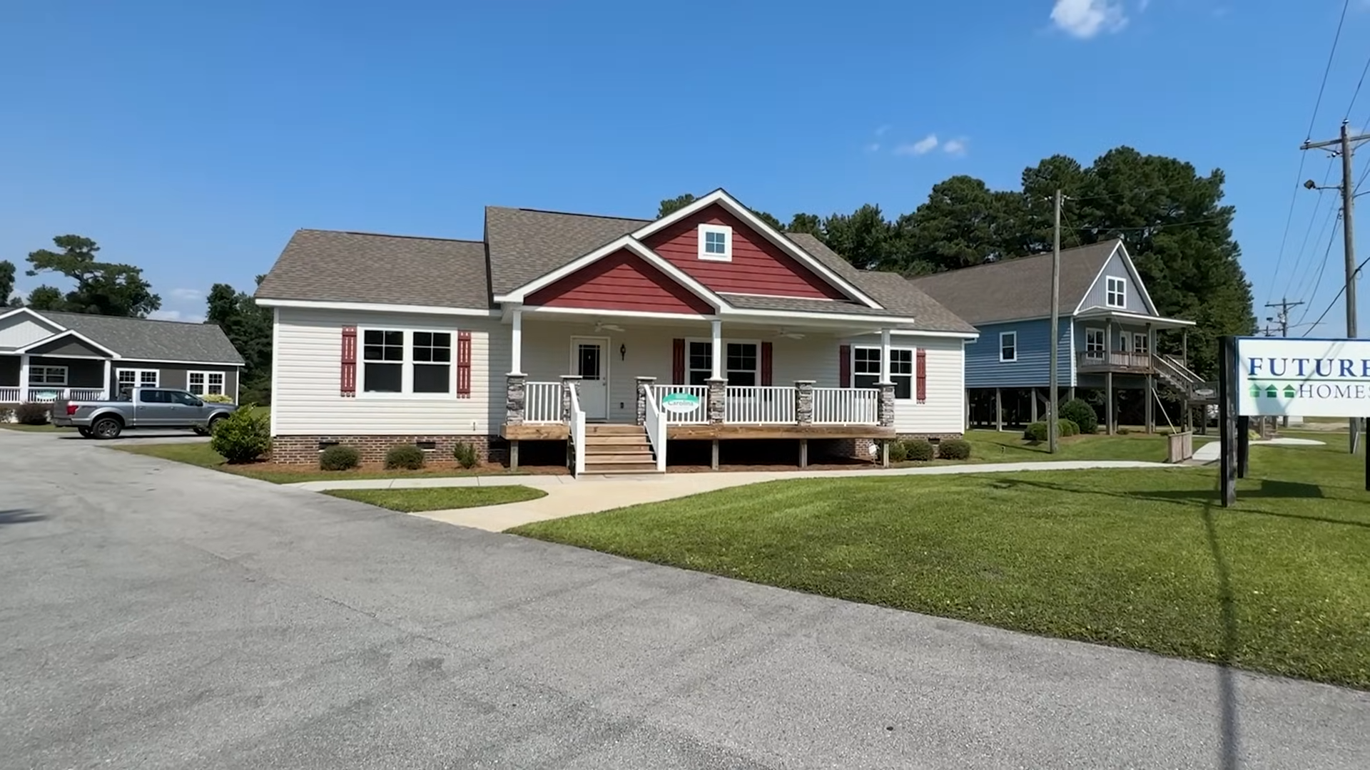 Touring a charming and well-built modular home