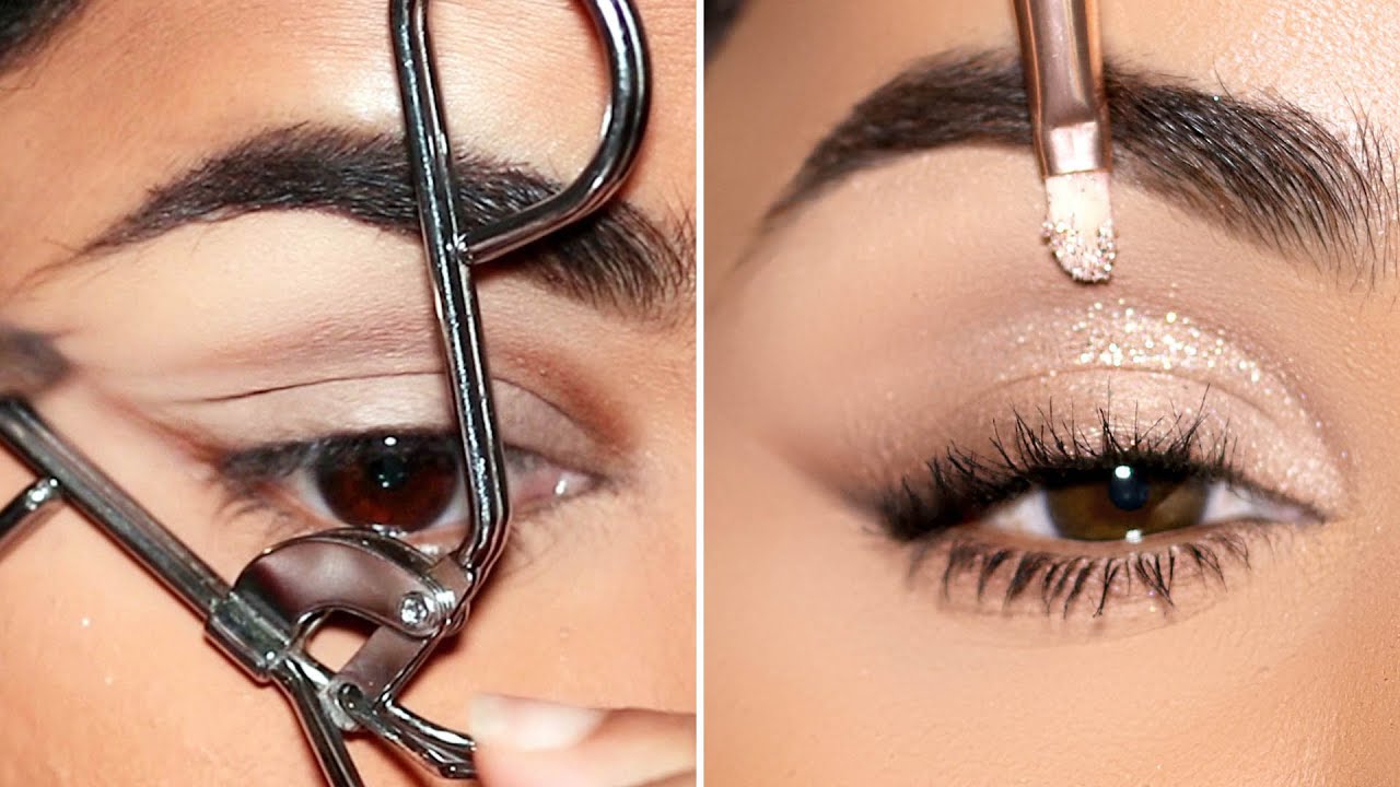 The quickest crystal cut crease for hooded eyes