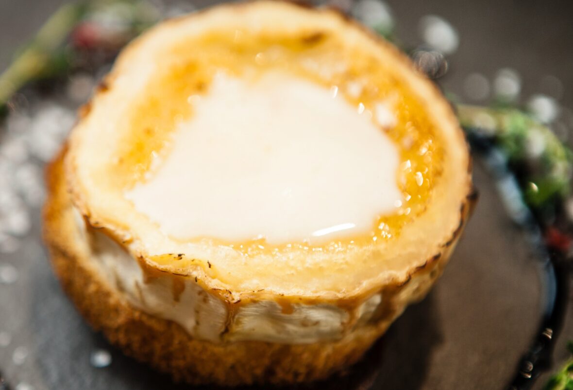 Easy roasted goat cheese with honey recipe