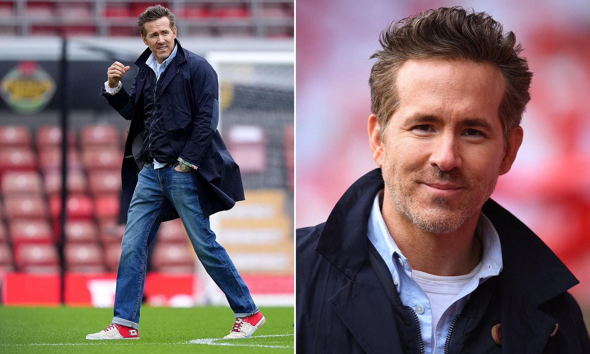 How are the nerves, Ryan? Hollywood actor Reynolds hits Wrexham ahead ...