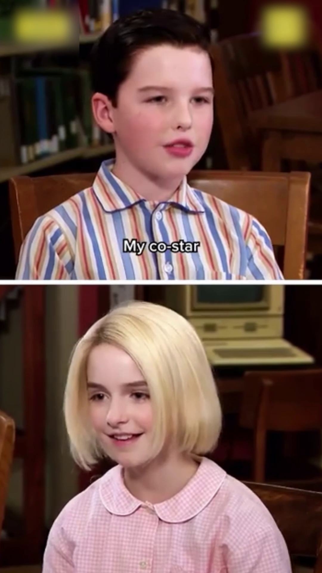 Iain Armitage and Mckenna Grace interview each other on the Young ...