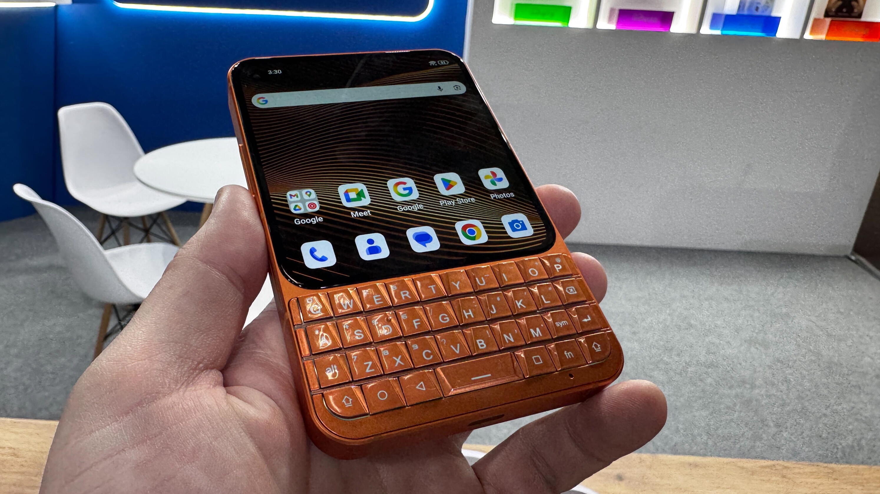 This tiny smartphone packs a pocket-friendly physical keyboard