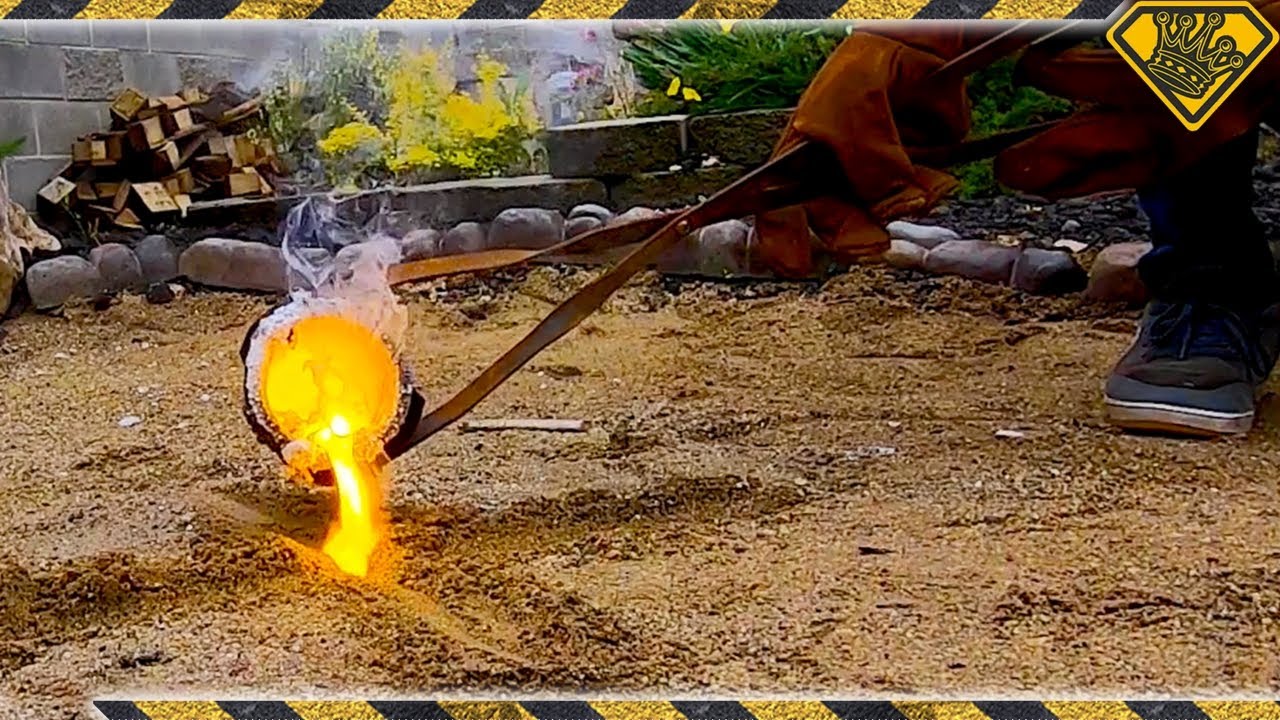 Magnesium fires explode in a dazzling display