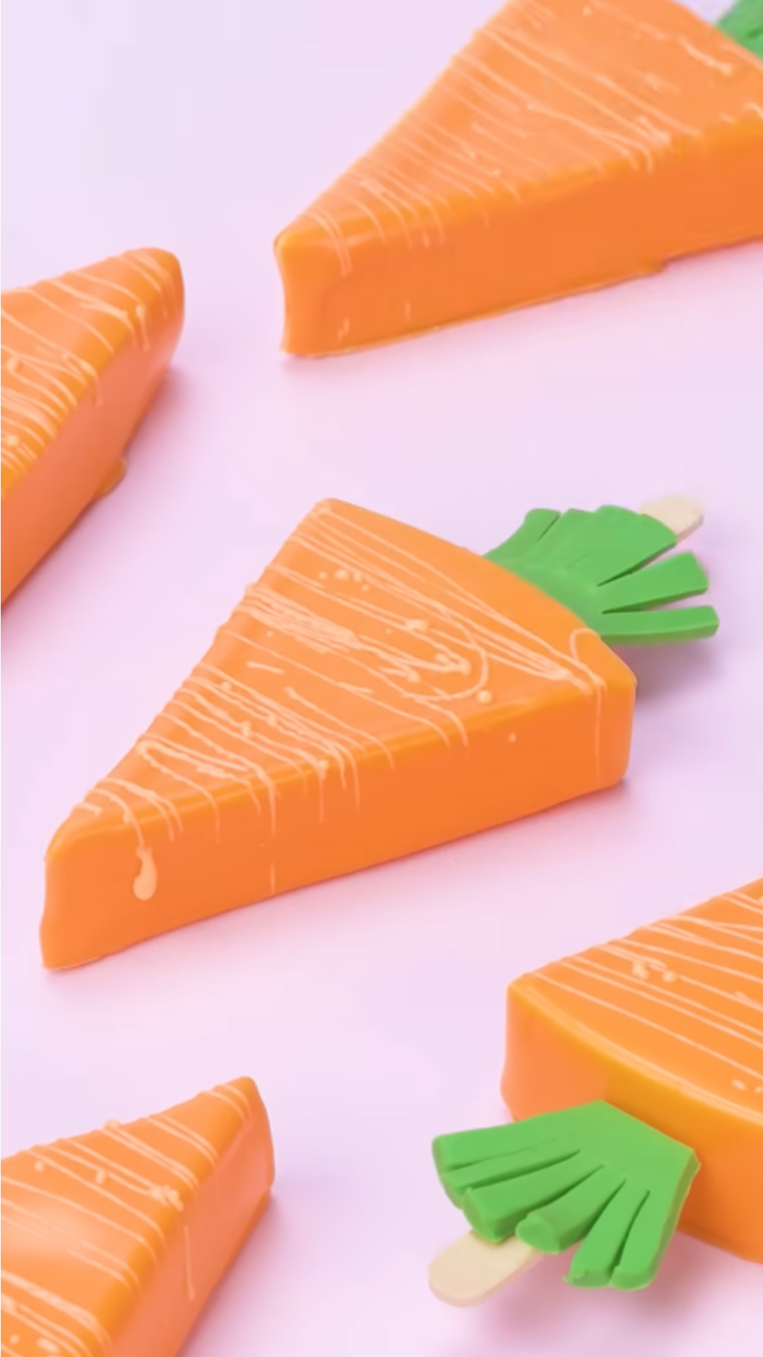 How to make easy chocolate carrot cones at home