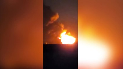 Fires light Tehran skyline after strikes hit Iran Mehrabad Airport