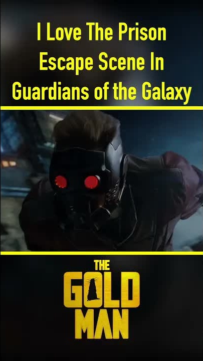 I love the prison escape scene in Guardians of the Galaxy #shorts