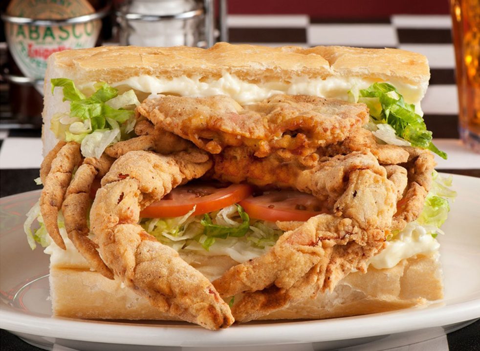 4 chain restaurants with the best fried soft-shell crab sandwich