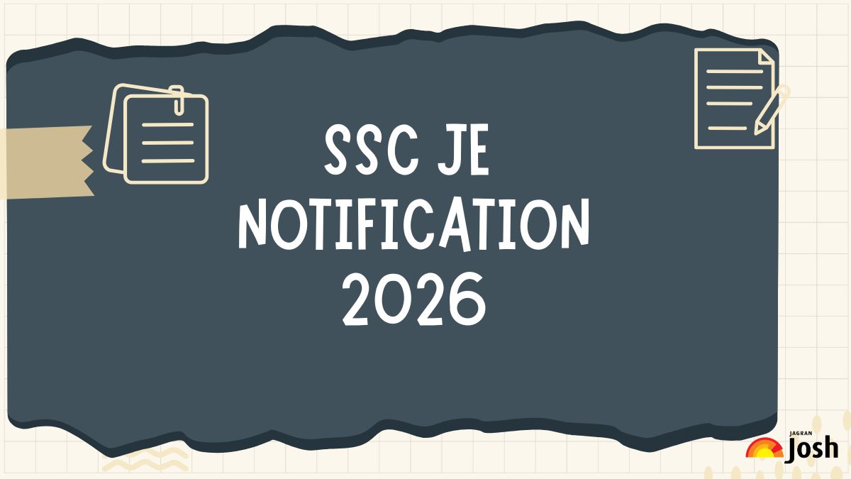 SSC JE notification 2026: Check release date, eligibility & PDF ...