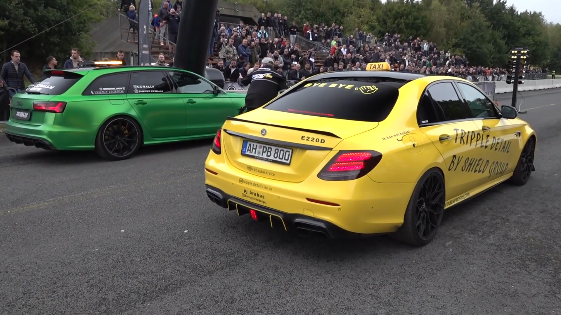 Audi RS6 faces Brabus 800 in a brutal sprint showdown