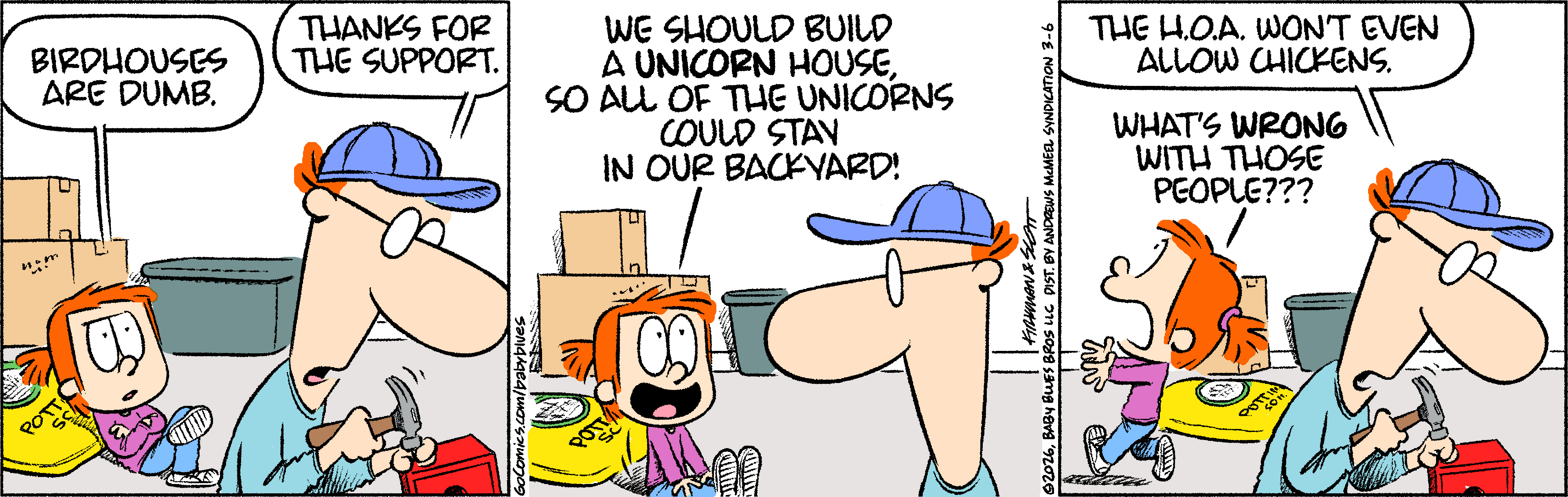 Baby Blues by Rick Kirkman and Jerry Scott