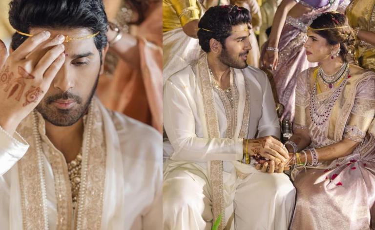 Decoding Allu Sirish's shanku-chakram mehendi at his wedding with ...