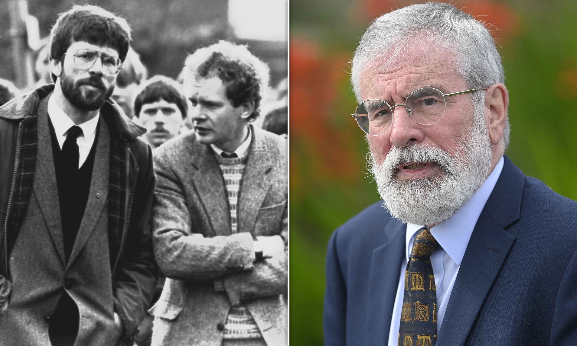Gerry Adams was senior commander of the IRA, unearthed official files claim