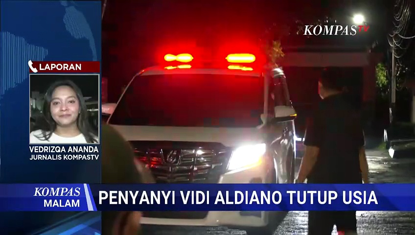 Terbaru! Vidi Aldiano meninggal dunia, begini suasana rumah duka ...
