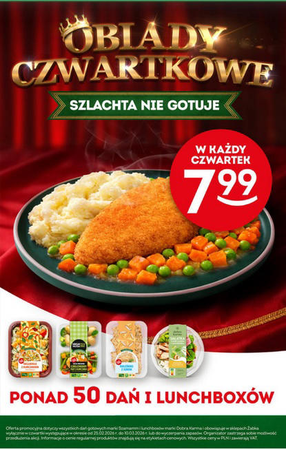 Szlachta nie gotuje. Kontrowersyjna promocja na obiady po 7,99 zł w Żabce