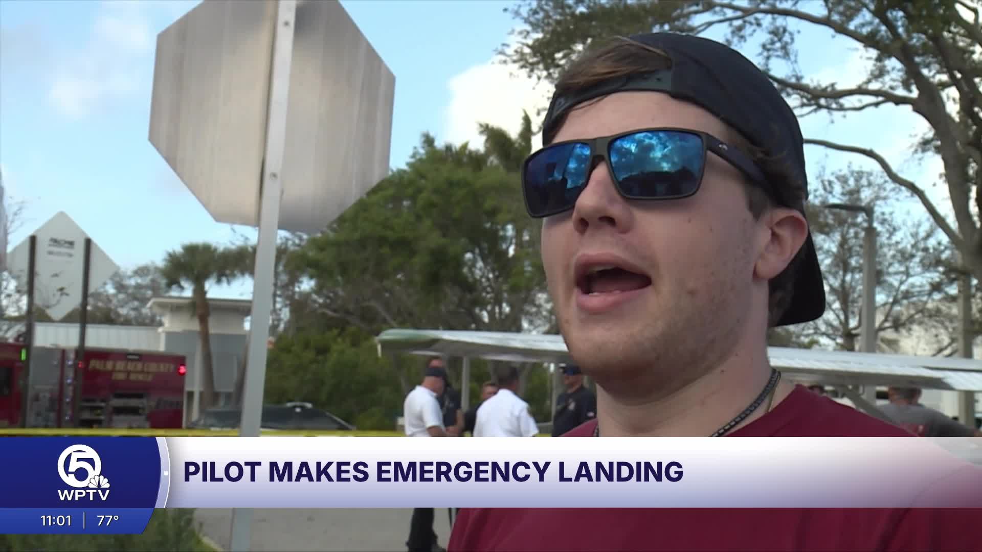Watch: Pilot, 19, makes emergency landing on Indiantown Road in Jupiter