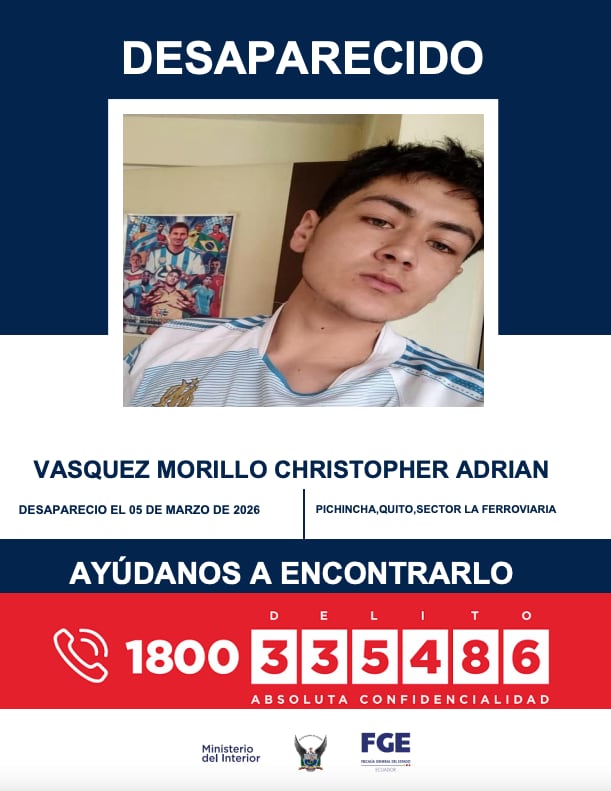 Desapareció cuando iba al trabajo en Quito: lo último que se sabe del ...