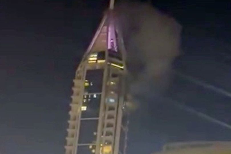 Dubai rocked by huge blasts in Iran missile strikes with Marina tower hit
